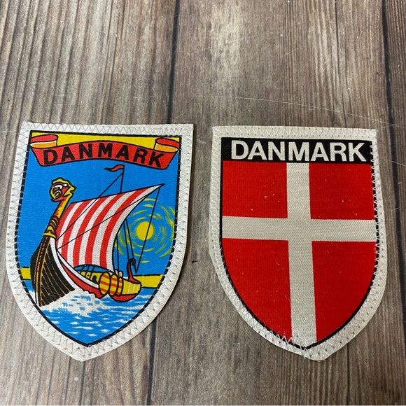 Other | Danmark Denmark Nordic Viking Ship Red White Cross Shield Lot ...